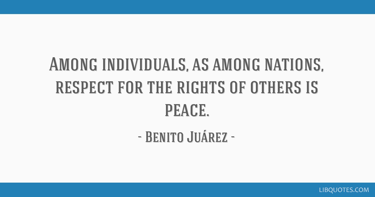 Among individuals, as among nations, respect for the rights ...