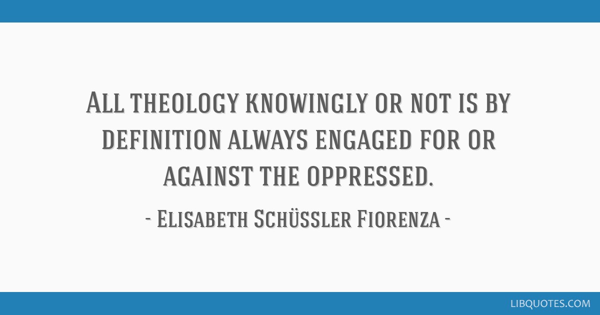 All theology knowingly or not is by definition always...