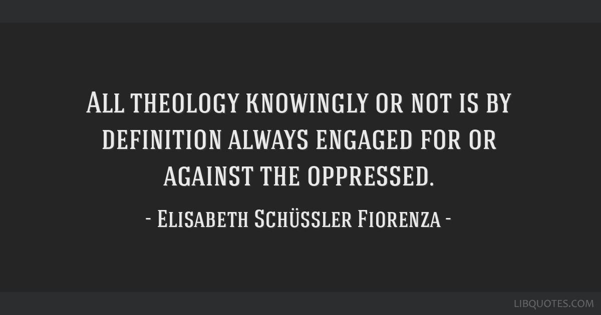 All theology knowingly or not is by definition always...