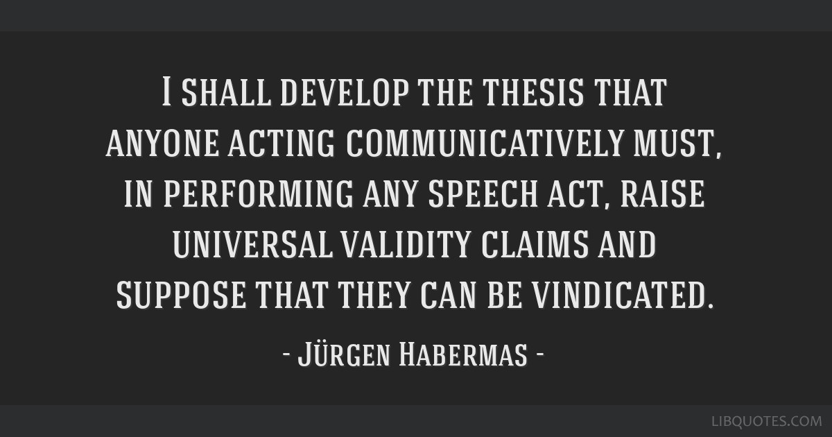 I shall develop the thesis that anyone acting...