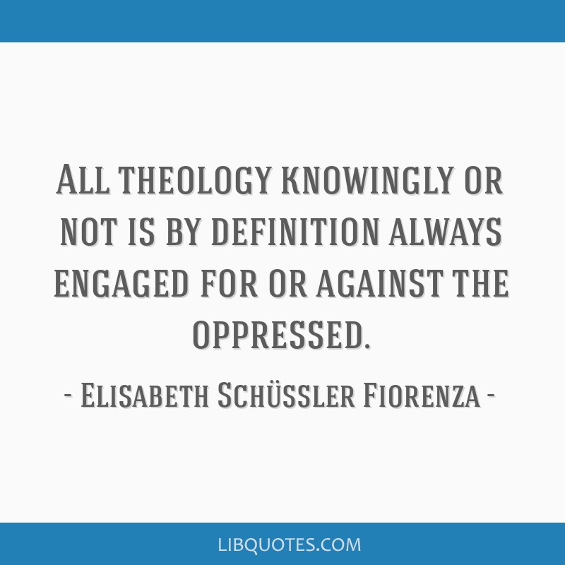 All theology knowingly or not is by definition always...