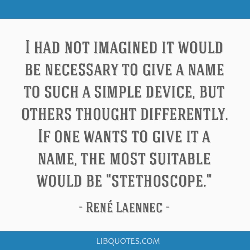 I had not imagined it would be necessary to give a name to...