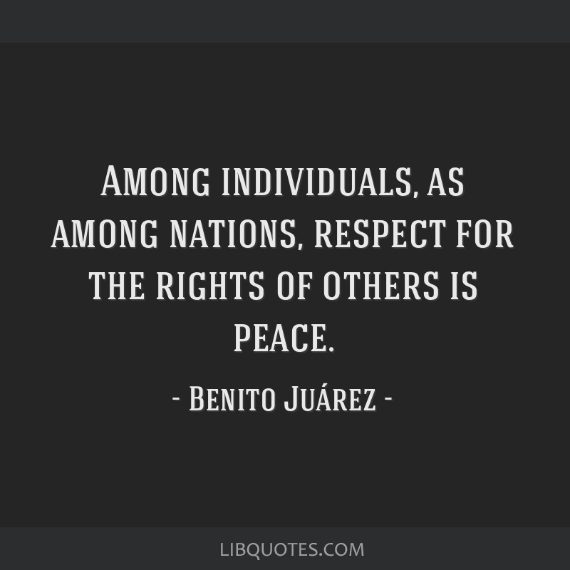 Among individuals, as among nations, respect for the rights ...